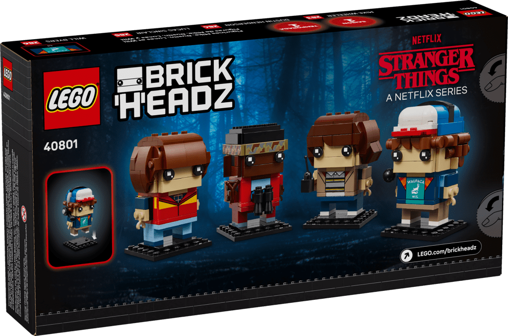 Mike, Dustin, Lucas and Will Figures Revealed - The Brick Stand